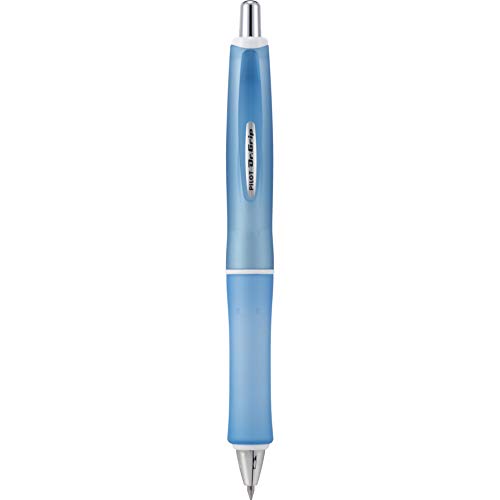 PILOT Dr. Grip Frosted Refillable & Retractable Ballpoint Pen, Medium Point, Blue Barrel, Black Ink, Single Pen (36253)