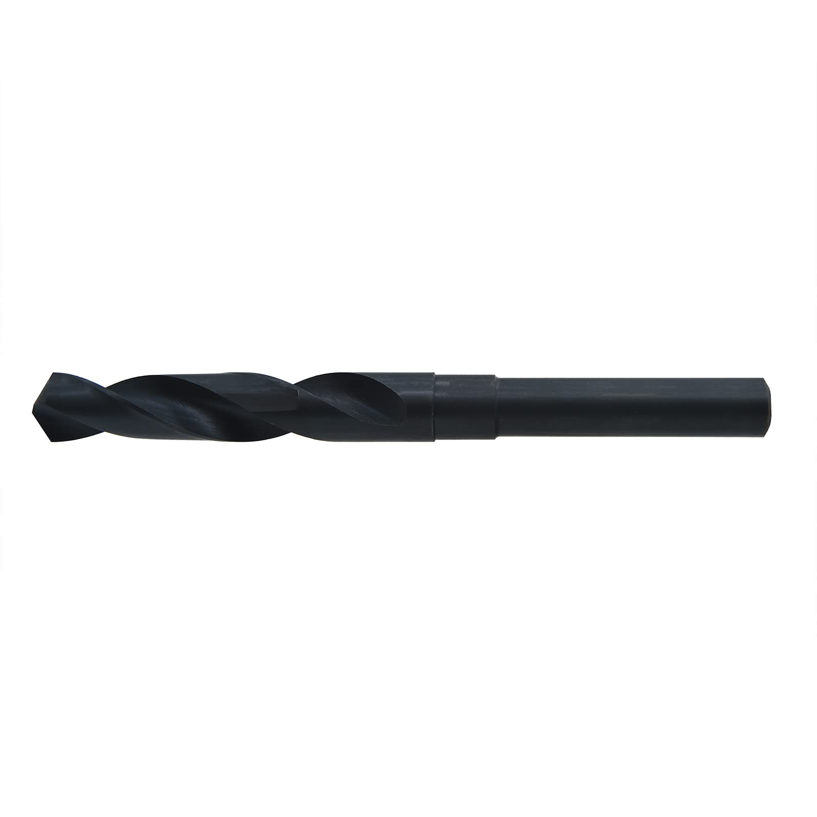 MAXTOOL 39/64" Silver and Deming Drill Bits HSS M2 S & D Drill Bits Prentice Twist Drills Black Oxide 1/2" Reduced Shank 6" OAL; SD02B00R039