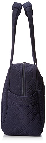 Vera Bradley Women's Microfiber Large Stroll Around Baby Diaper Bag, Classic Navy, One Size