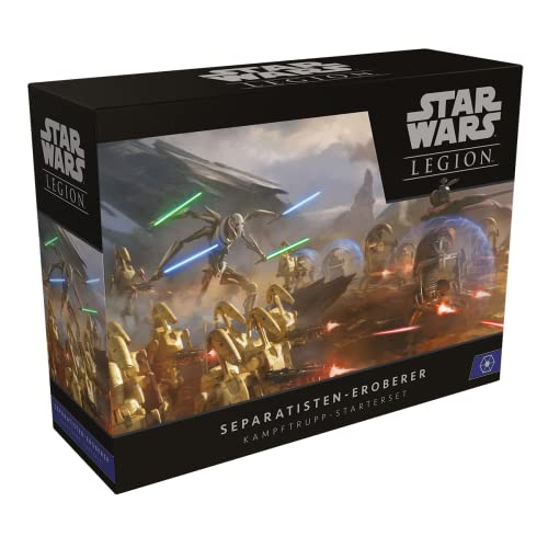 Atomic Mass Games, Star Wars: Legion - Separatist Conqueror, Battle Troop Starter Set, Tabletop, 2 Players, Ages 14+, 120-180 Minutes, German