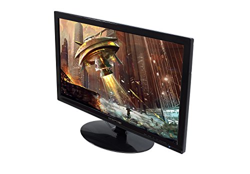 Sceptre 24 Inch 75Hz Slim LED Monitor with Build-in Speakers HDMI VGA, New Black (E248W-19208A)