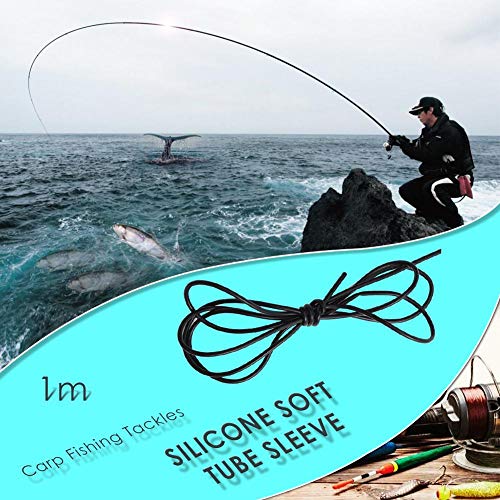 Awakingdemi 1m DIY Silicone Soft Rigs Tube Sleeve for Carp Fishing Tackles Accessories Tool