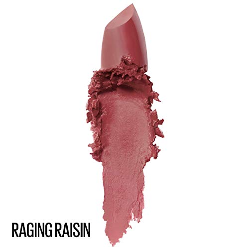 Maybelline New York Color Sensational Red Lipstick Matte Lipstick, Raging Raisin, 0.15 Ounce, 1 Count,Pack of 1,K2028800