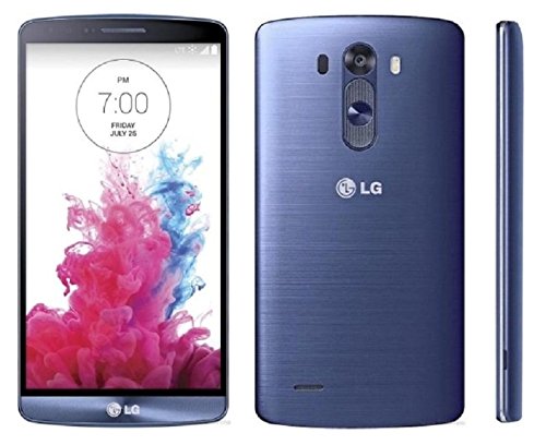 LG G3 D850 32GB Unlocked GSM 4G LTE Quad-HD Android Phone w/ 13MP Camera - Blue Steel