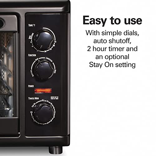Hamilton Beach Counter Top Oven with Convection & Rotisserie Extra Large Capacity - 31101