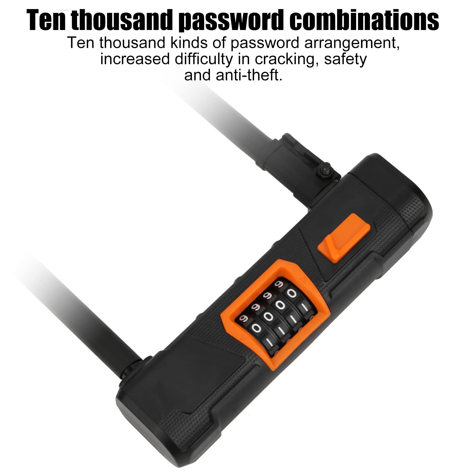 Bicycle U Lock, Bicycle Security Lock, for Scooters Sports Equipment Gates and Fences Cycling Safety Buggies Skateboards Motorcycles