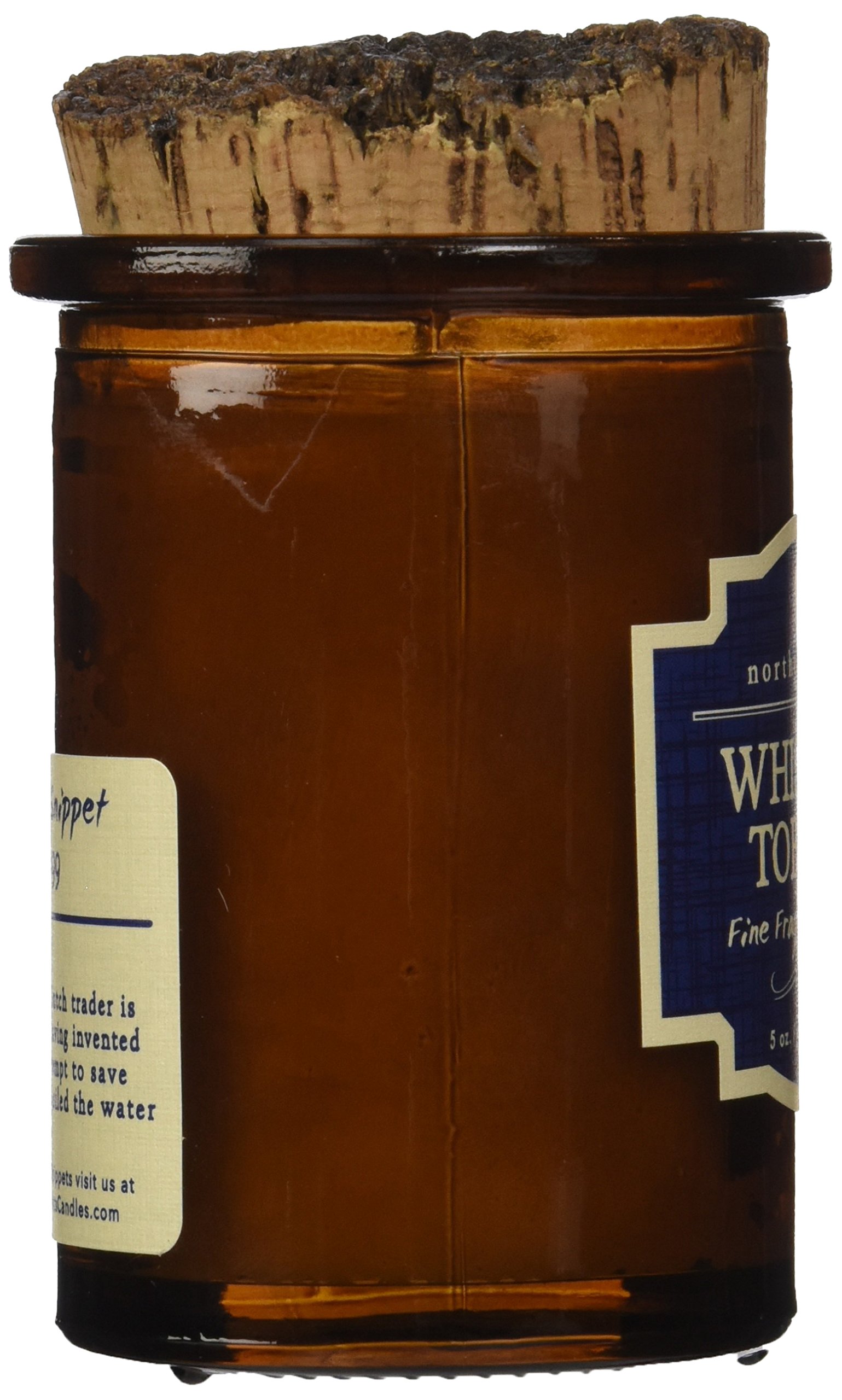 Northern Lights Candles Whiskey and Tobacco Spirit Candle, 5 oz, Amber
