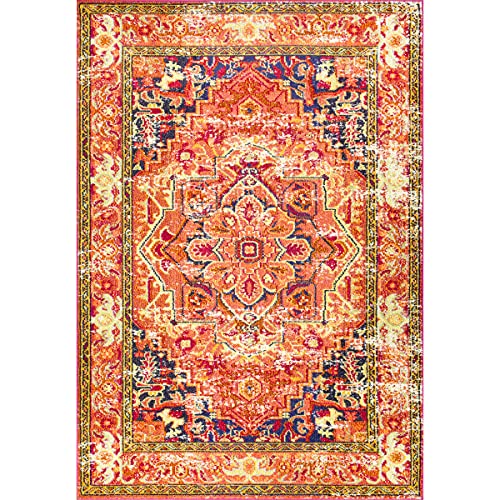 nuLOOM Vintage Mackenzie Area Rug, 3' x 5', Orange