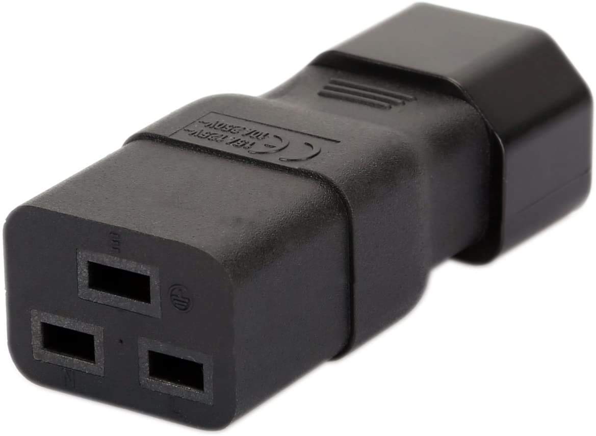 PDU UPS Power IEC Male C14 to Female C19/C7/C5 Adapter IEC Connector New (WA-0089)