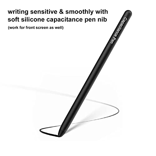 Libeagle Compatible with Samsung Galaxy Z Fold 3 Wallet Case with Capacitance Pen and Detachable S Pen Holder [2 Card Holder][Hinge Protection][Wireless Charging] Leather Cover 5G 2021-Carbon Fiber