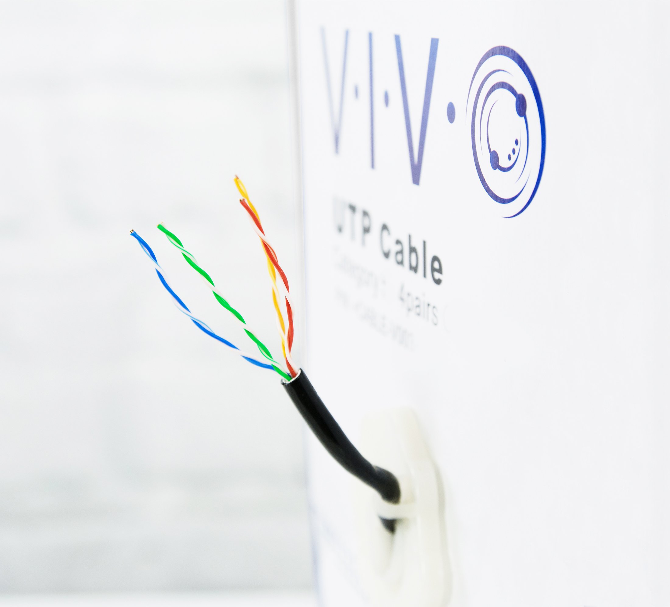 VIVO Black 500ft Bulk Cat5e, CCA Ethernet Cable, UTP Pull Box, Cat-5e Wire, Waterproof, Outdoor, Direct Burial CABLE-V011