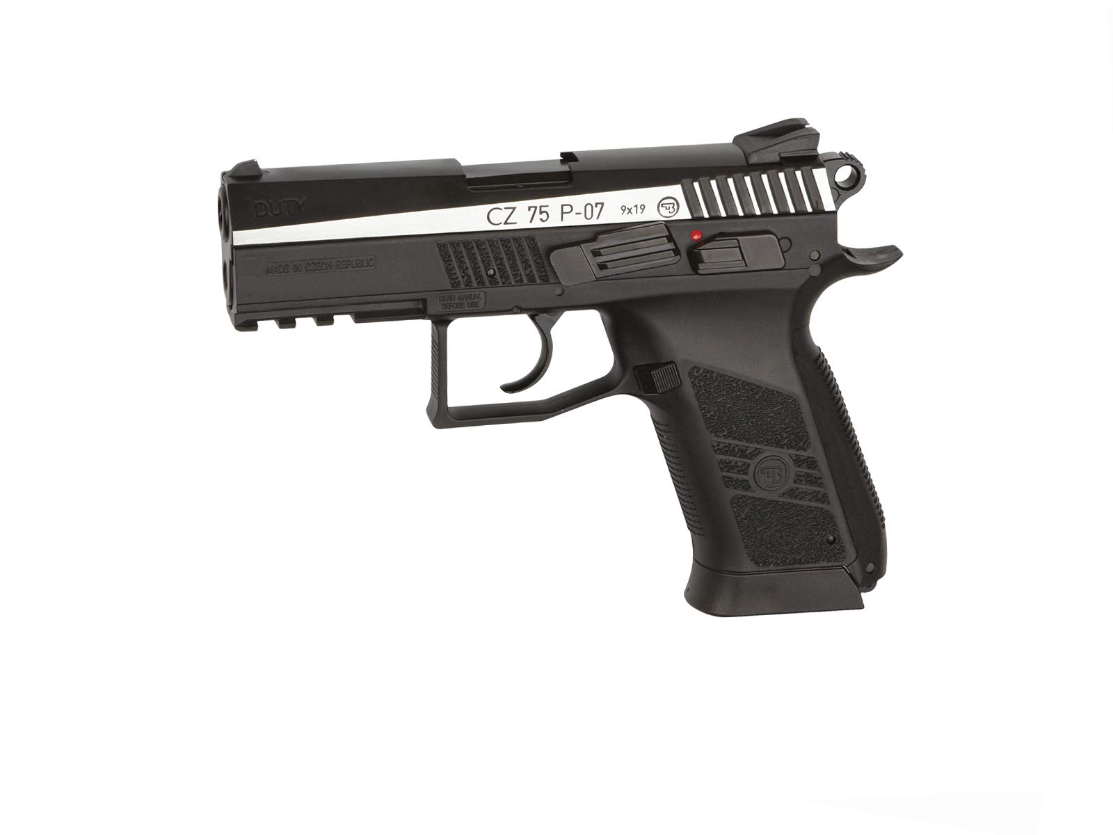 ASG CZ 75 P-07 Duty Two-Tone CO2 BB Gun Pistol .177 cal Steel, Blowback