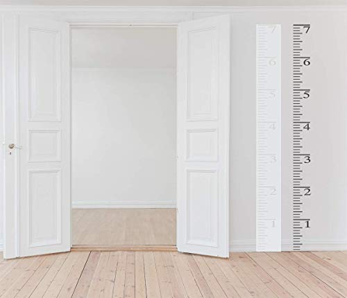 Onwon 7 Feet Growth Chart Stencil Measuring Kids Height Growth Chart Scale Stencils Reusable Ruler Template Painting on Wood