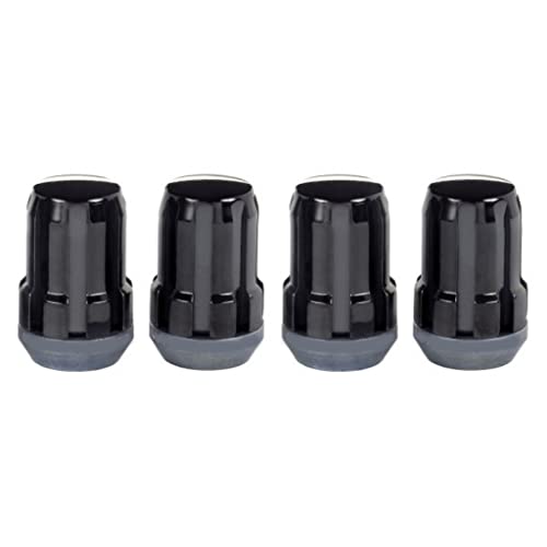 McGard SplineDrive Lug Nut Compatible with Dodge Daytona 1984-1993 | Cone Seat | M12 x 1.5 | 1.24in. Length | 4-Pack | Black | Requires Tool