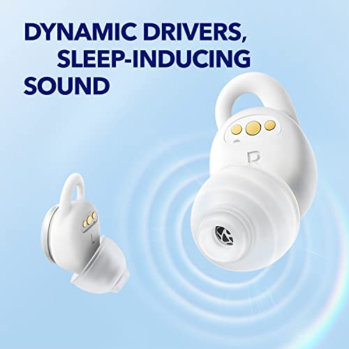Soundcore by Anker, Sleep A10 Bluetooth Sleep Earbuds, Noise Blocking Earbuds for Sleep, Comfortable Fit, Bluetooth 5.2, App, for Unlimited Sleep Sounds, Sleep Monitor, Side Sleeper (Renewed)