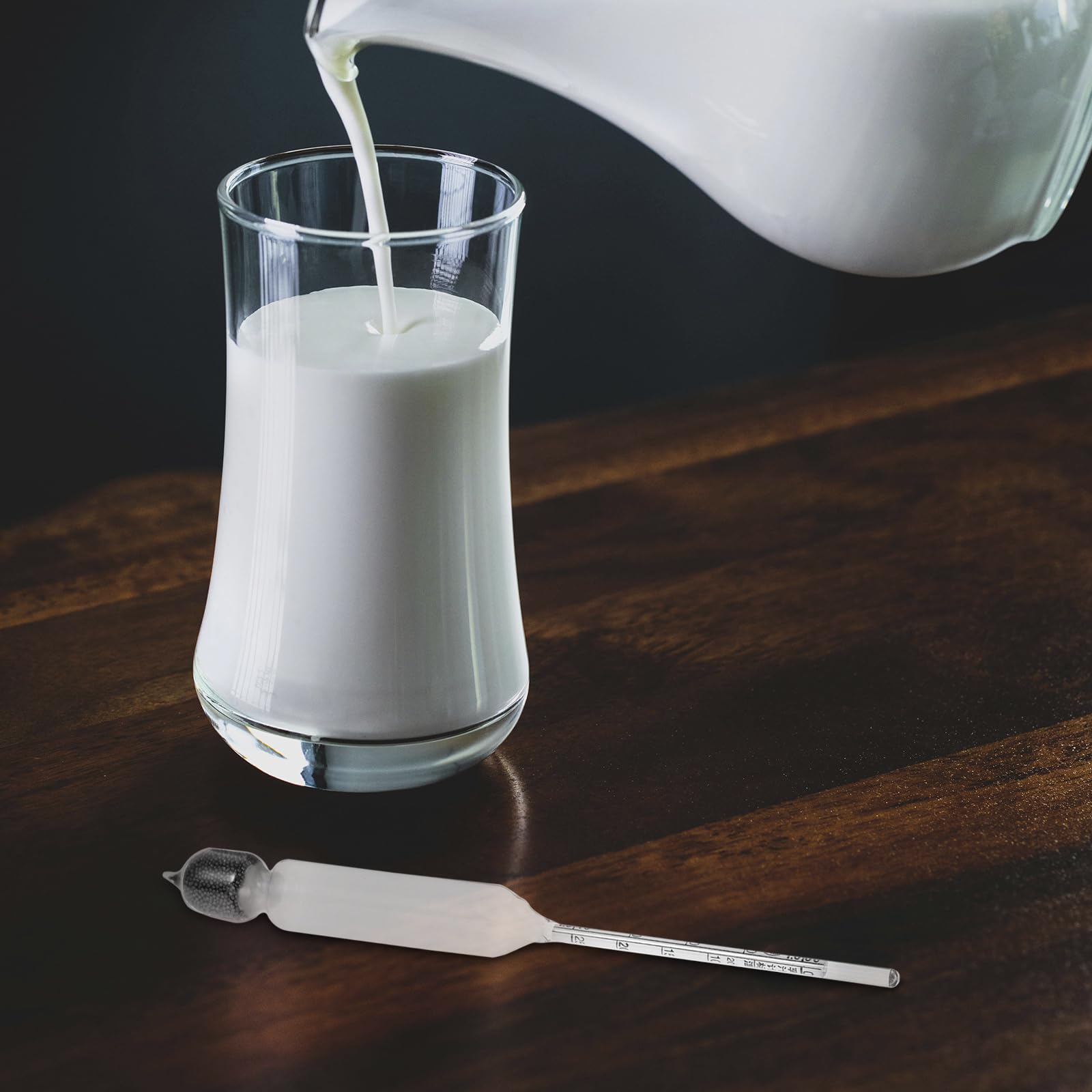 Luxshiny Lactometer Milk Lactometer Hydrometer Milk Density Tool Syrup Hydrometer Test Measurement Tools Dairy Industry Milk Quality