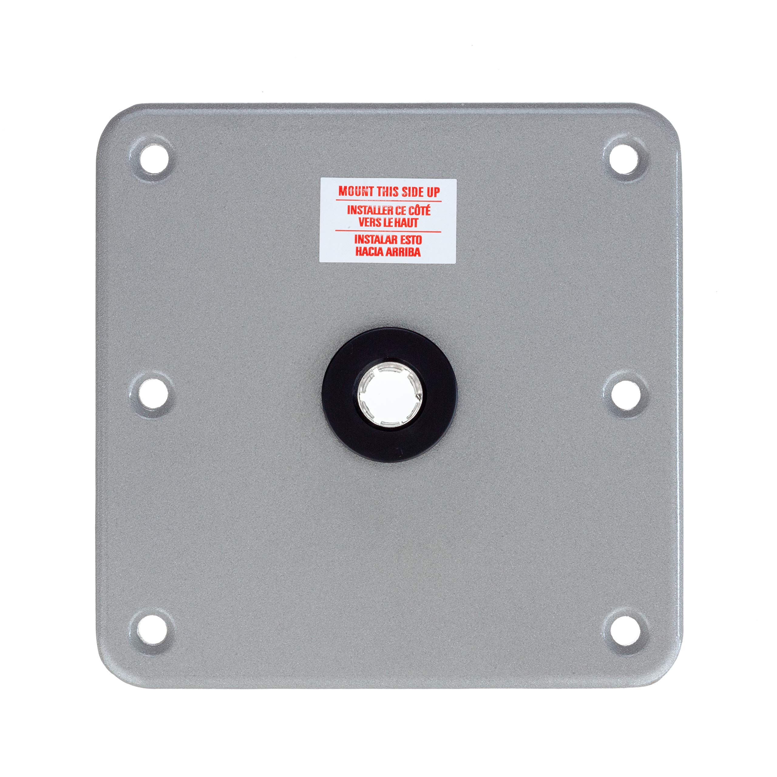 attwood SP-67749 Swivl-Eze Lock'N-Pin Aluminum 7-Inch x 7-Inch Marine Boat 3/4-Inch Pedestal Base