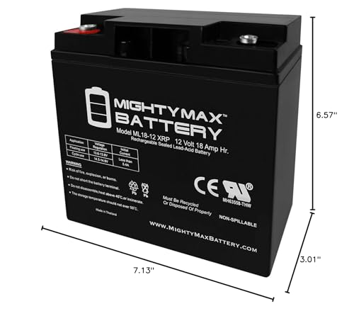 Mighty Max Battery 12V 18AH SLA Replacement Battery for Troy-Bilt generators 193463GS