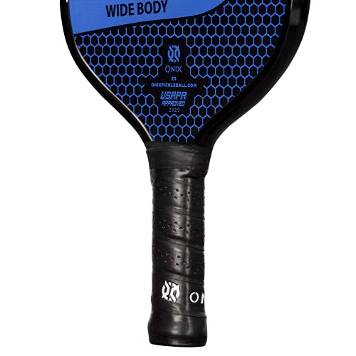 ONIX Graphite Z5 Pickleball Paddle (Graphite Carbon Fiber Face with Rough Texture Surface, Cushion Comfort Grip and Nomex Honeycomb Core for Touch, Control, and Power)