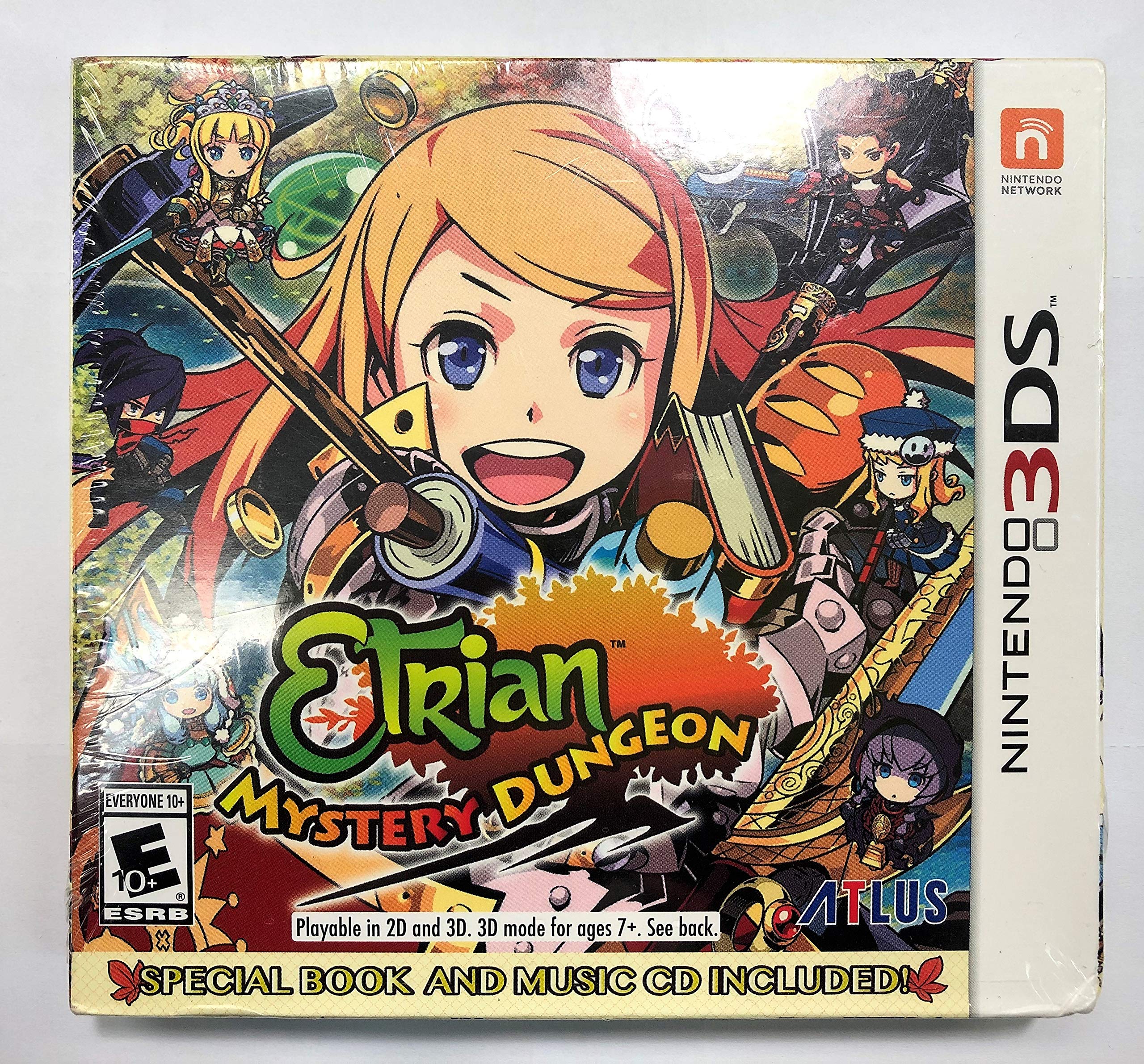 Etrian Mystery Dungeon: First Print Launch Edition With Special Book & Music CD [Nintendo 3DS]