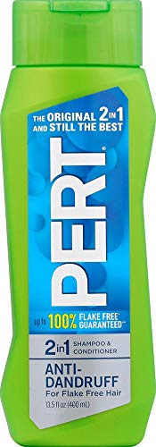 Pert Anti-Dandruff 2 in 1 Shampoo and Conditioner - Advanced Shampoo Conditioner with 2 Percent Salicylic Acid - Dandruff Shampoo with Zinc - 13.5 oz