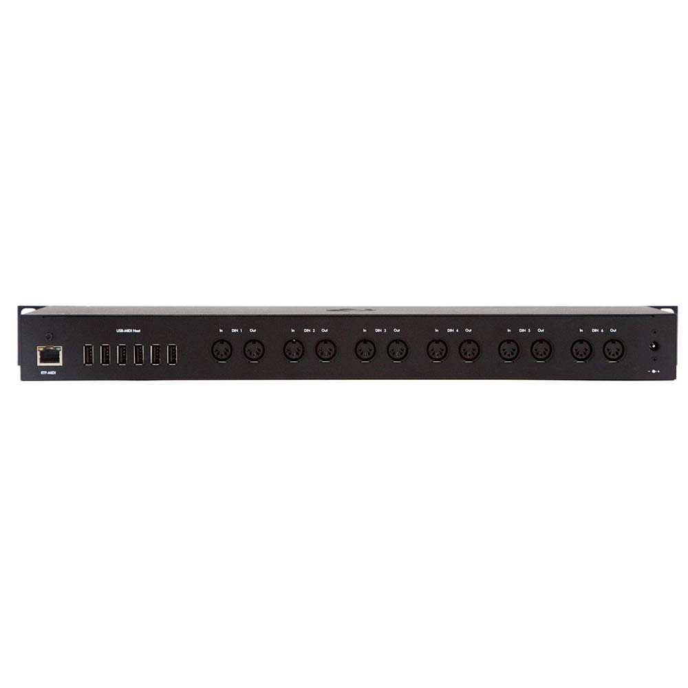 iConnectivity mioXL MIDI Interface with 4x MIDI Cable Male to Male Cable 10' Bundle