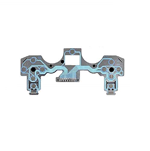 LeHang 2X Conductive Film Keypad Flex Cable Buttons Ribbon PCB Circuit Board Replacement Compatible with Sony Play Station 4 PS4 Dualshock 4 Pro Slim Controller (JDS-001/011) Blue