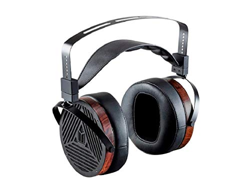 Monolith M1060 Over Ear Planar Magnetic Headphones - Black/Wood With 106mm Driver, Open Back Design, Comfort Ear Pads For Studio/Professional