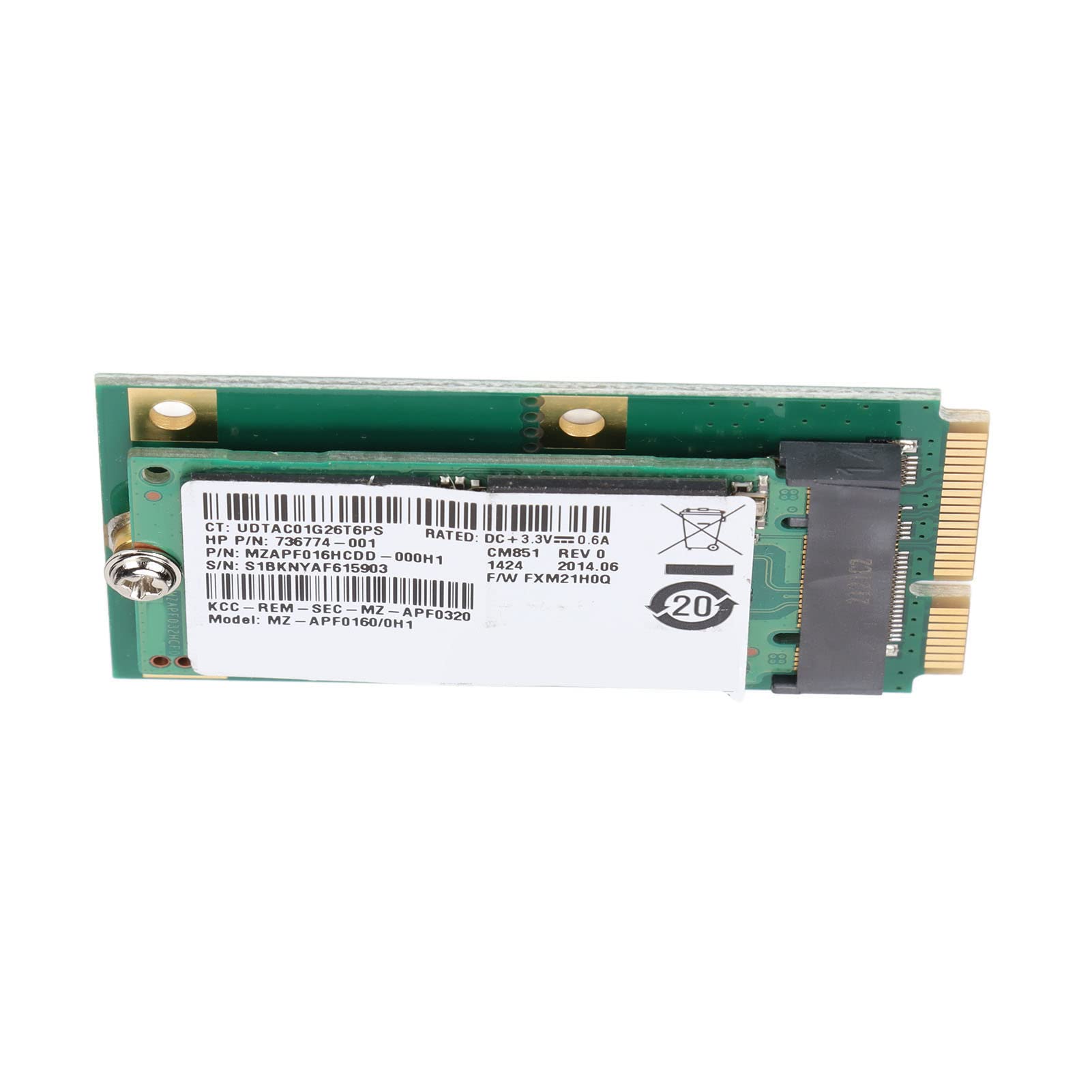 BALITY M.2 SSD, Simple Installation Easy to Use Plug and Play Security MSATA Adapter Card for Computer