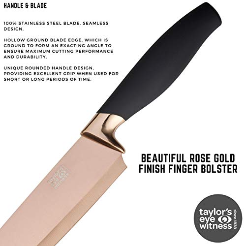 Taylor's Eye Witness Fan Shaped Block, One, Rose Gold