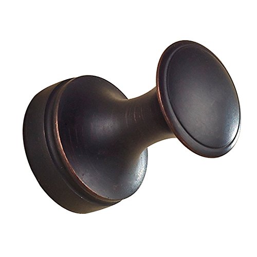 Leyden Bronze Towel Hooks, Oil Rubbed Brass Robe Hooks Antique Coat Clothes Hanger Bathroom Kitchen 2 Packs