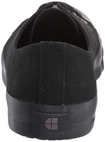 Shoes for Crews Delray, Men's, Women's, Unisex Canvas Work Shoes, Slip Resistant, Water Resistant, Black, Men's 12 / Women's 13.5