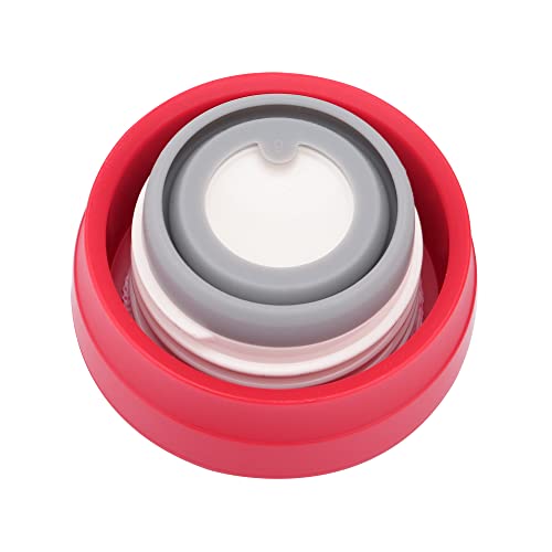GOOFIT 7Oz Small Coffee Water Bottle Double Wall Vacuum Insulated Thermos for Kids and Women Keeps Cold 12H Hot 12H Red