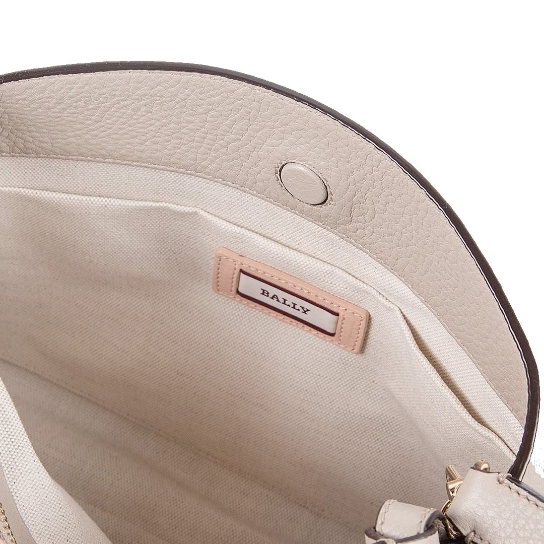 Bally Maddye Ladies 6232610 Beige Leather Shoulder Bag