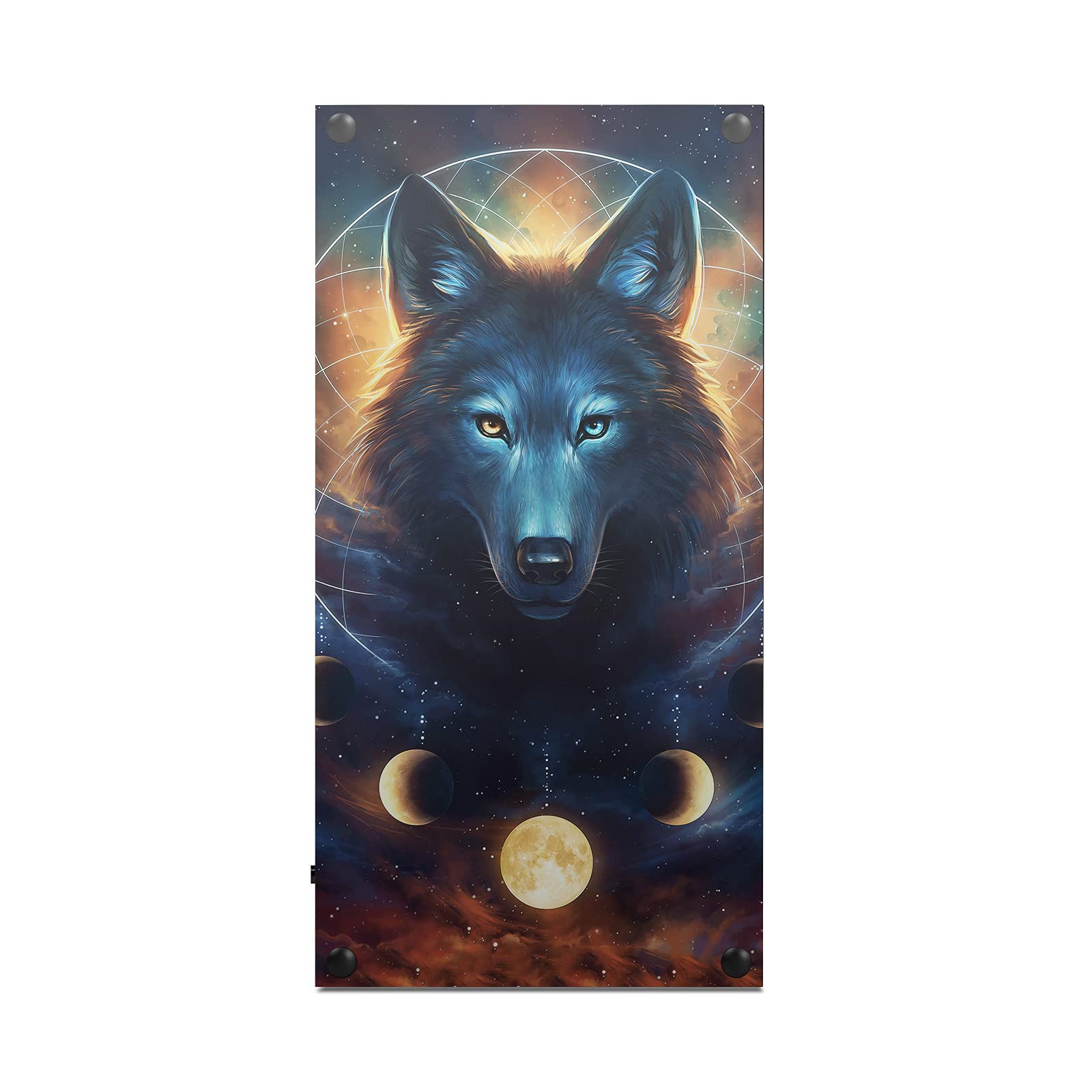 Head Case Designs Officially Licensed Jonas JoJoesArt Jödicke Dreamcatcher Wolf Art Mix Vinyl Sticker Gaming Skin Case Cover Compatible with Xbox Series X Console and Controller Bundle