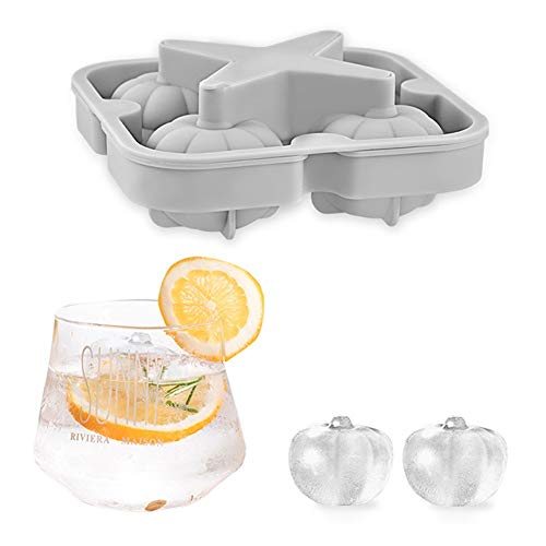 Ice Cube Trays , Tray Balls, Ice Cube Mould Ice Trays Long Ice Cube Tray Ice Cube Trays Large Silicone Ice Tray Silicone Ice Cube Tray Ice Ball Mould Silicone Ice Cube Trays Gray,One Size (Color : Gr
