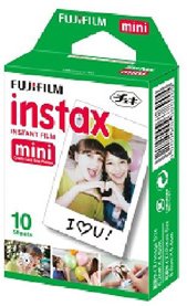 Fujifilm Instax Mini 9 Film Camera (Flamingo Pink) + Film Pack(10 Shots) + Pleather Case + Filters + Selfie Lens + Album + Frames & Stick-on Frames Exclusive Instax Design Bundle