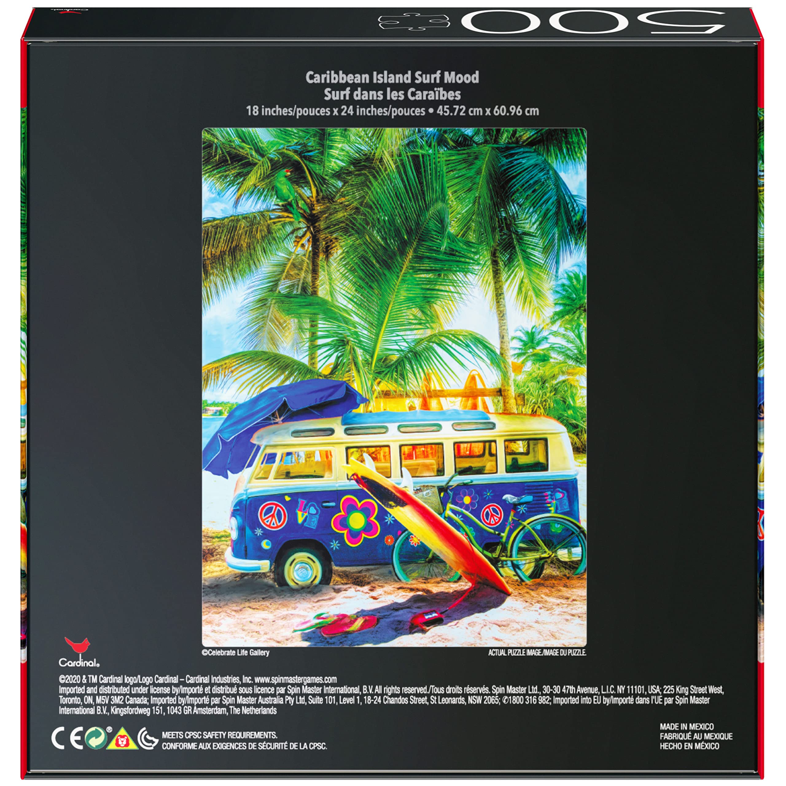 Spin Master Games 2-Pack of 500-Piece Jigsaw Puzzles, Bibliodame 1 and 2 | Puzzles for Adults and Kids Ages 8+