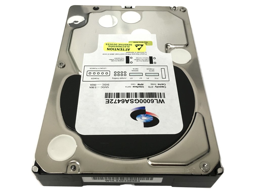White Label 6TB 7200RPM 64MB Cache SATA 6.0Gb/s (Enterprise Grade) 3.5" Hard Drive w/1 Year Warranty