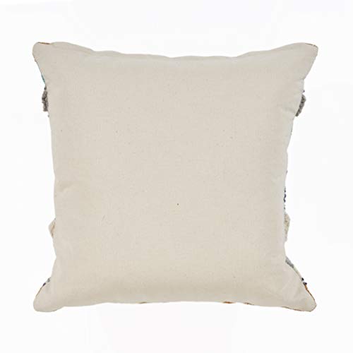 LR Home Donna Throw Pillow, 18" x 18", Blue/Multi