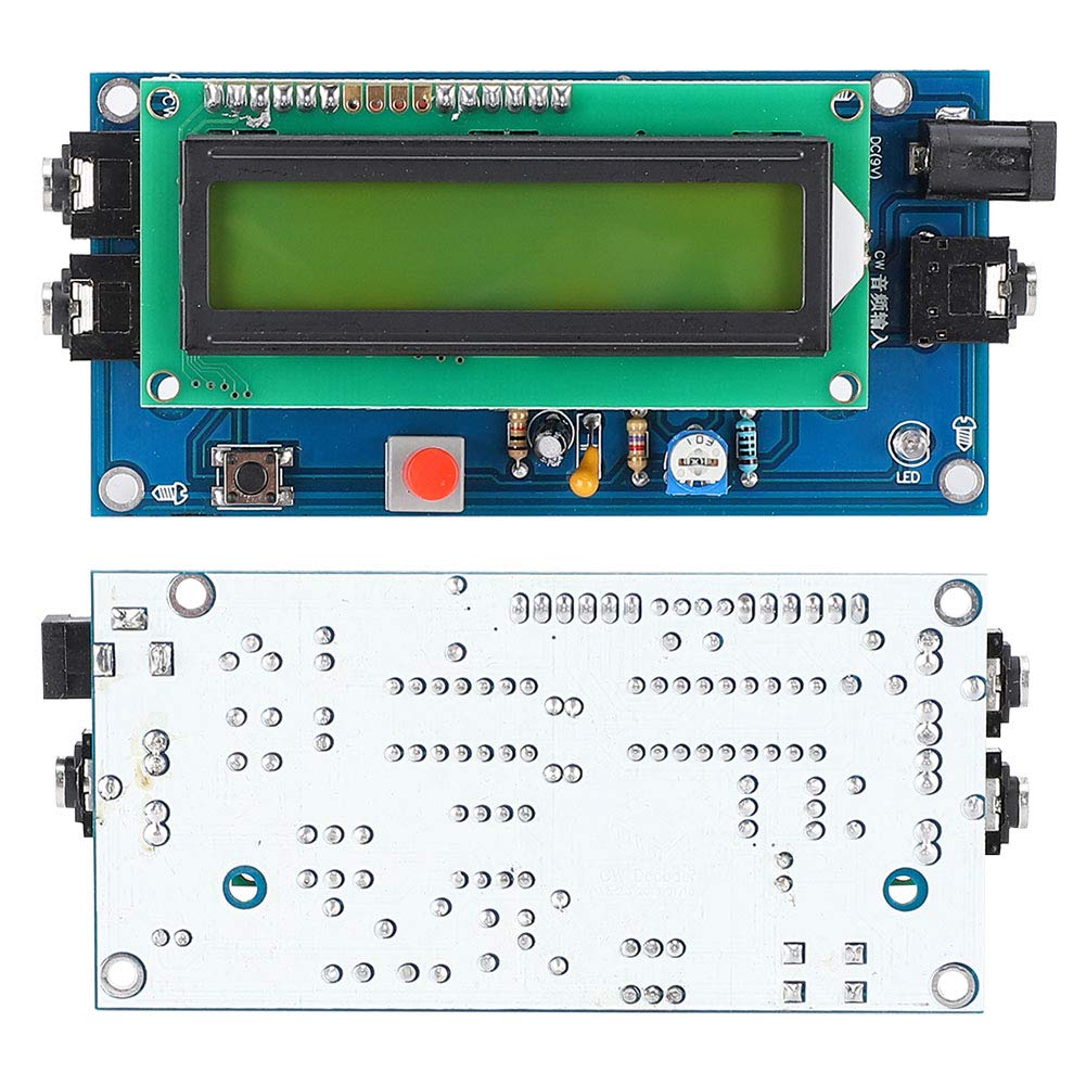 DC7-12V/500mA Ham Radio Telegraph CW Decoder Morse Code Reader, Morse Code Translator Decoder Reader Translator Interpreter, Morse Code Reader Translator LED Display