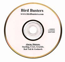BirdsGottaGo Distress & Predator Calls CD - Starling Crows Grackle Red Tail Goshawk- Scare Away starlings Crows and grackles
