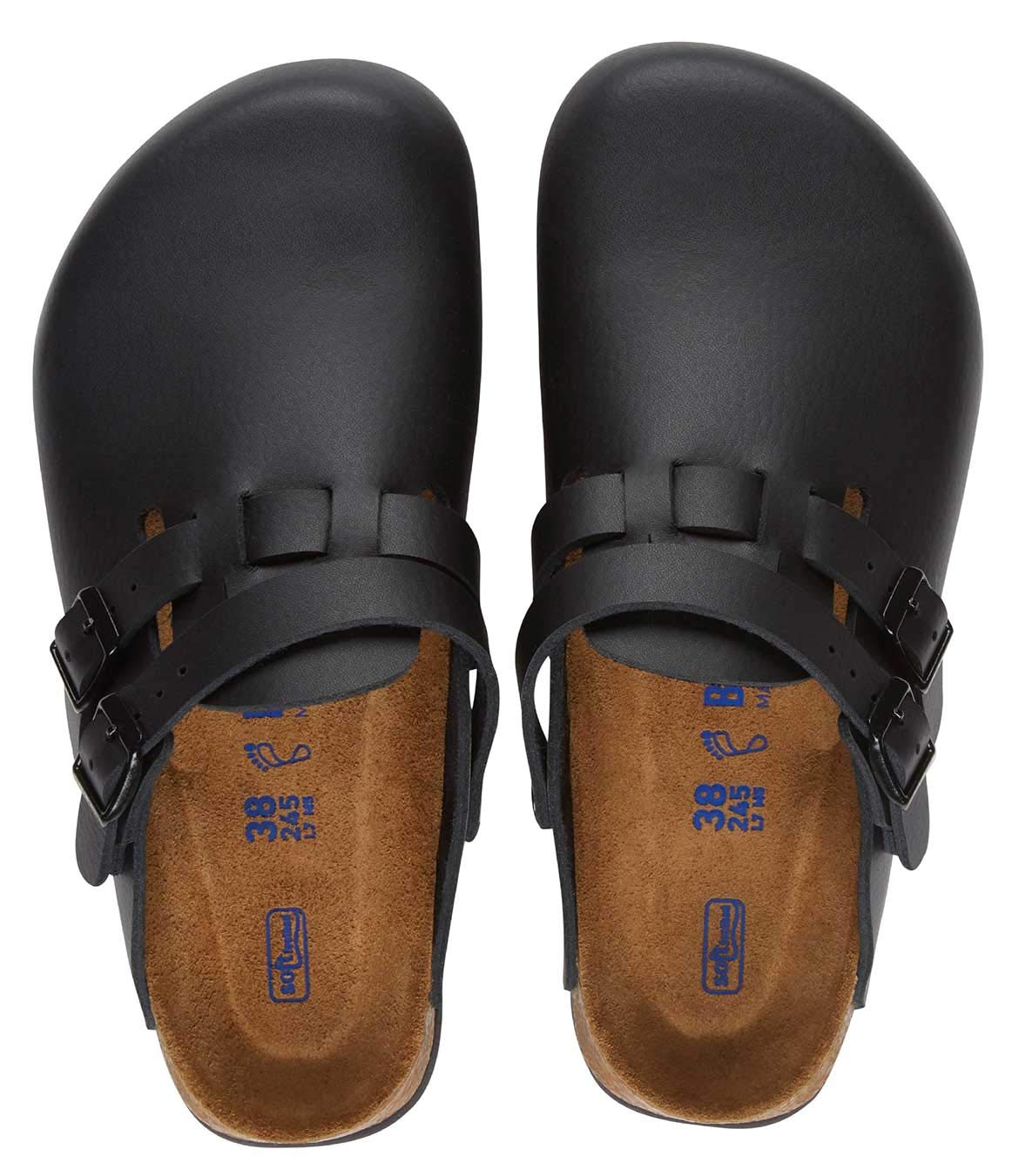 Birkenstock Kay Super Grip Leather Black - Professional Shoes for Women & Mens US M 8.0 / US L 10