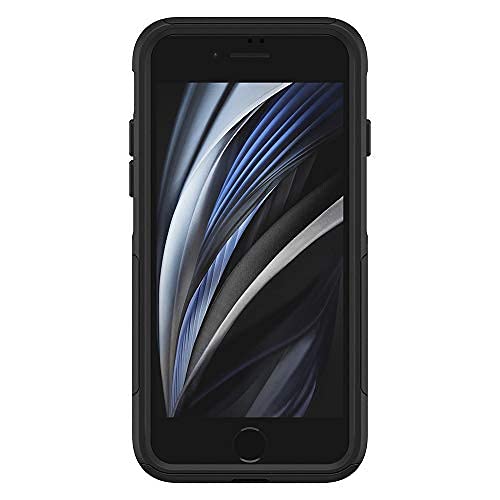 OtterBox IPhone SE 3rd & 2nd Gen, IPhone 8 & IPhone 7 (Not Compatible With Plus Sized Models) Commuter Series Case - BLACK, Slim & Tough, Pocket-Friendly, With Port Protection