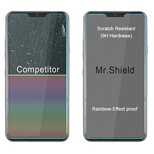 Mr.Shield [3-PACK] Designed For LG G7 ThinQ [Tempered Glass] Screen Protector [Japan Glass With 9H Hardness] with Lifetime Replacement