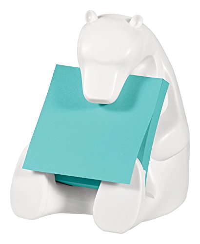 Post-it Pop-up Note Dispenser, Bear design, 3x3 in, 1 Dispenser/Pack (BEAR-330) , White