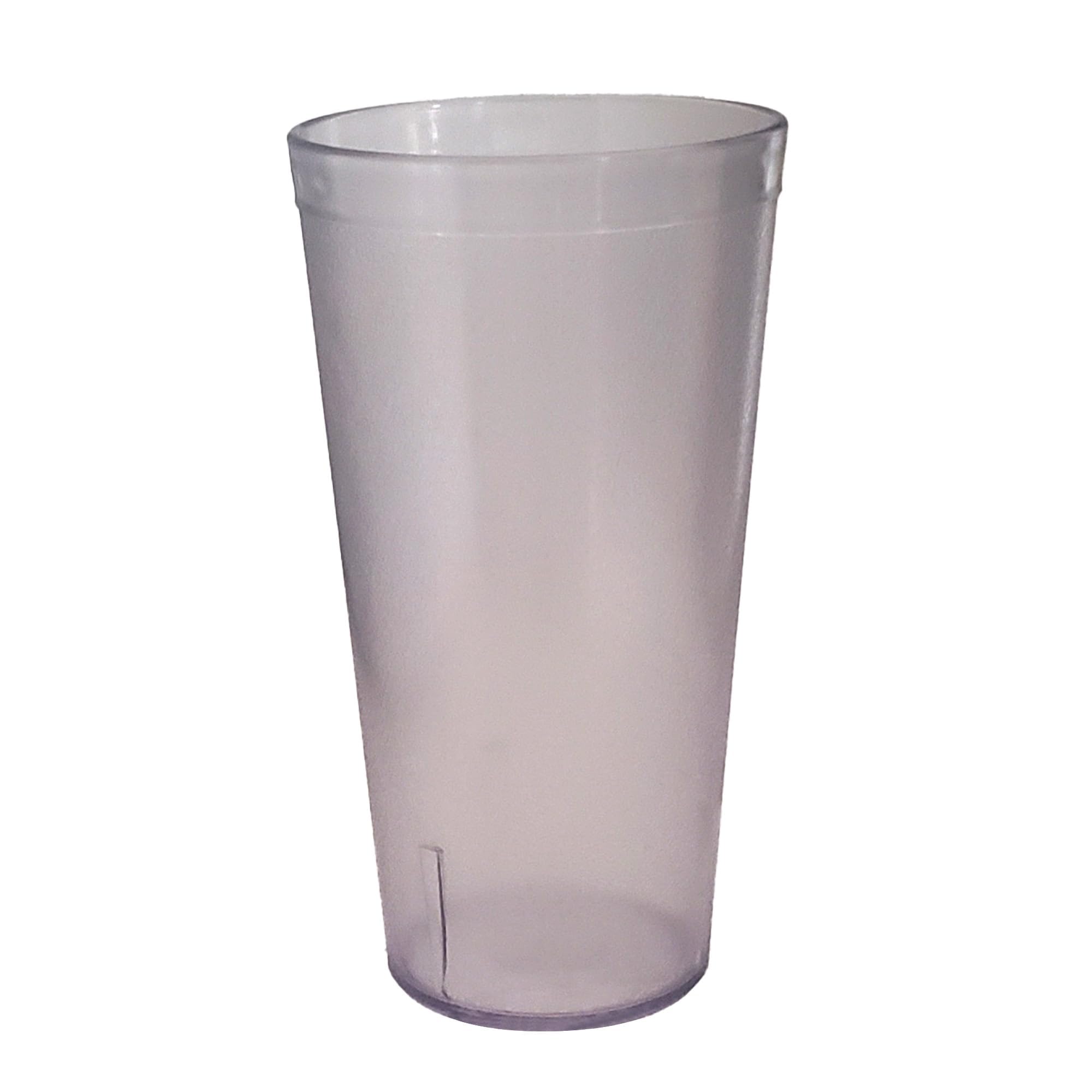 Party Outlaw Dark Blue Plastic Cup Tumblers 6 Pc 32oz Lightweight, Heavy Duty Stackable Cafe Style Plastic Glasses. Reusable & Dishwasher Safe Ice Tea & Water Cupsafe Ice Tea & Water Cups