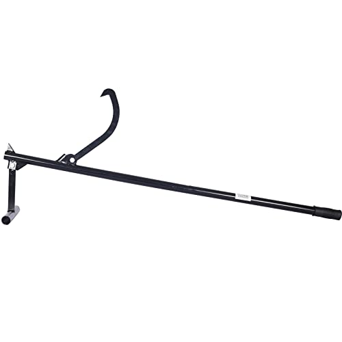 ANZKA Log Lifter, Metal TimberJack Triple Thick Heavy-Duty Log Jack, Log Roller Tool