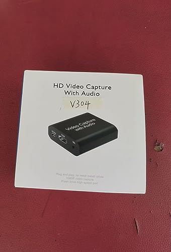 Audio Video Capture Card USB3.0, HDMI Video Capture Device 4K 1080P 60FPS, Game Capture Card for Switch, HD Ultra-Low Latency for Live Streaming