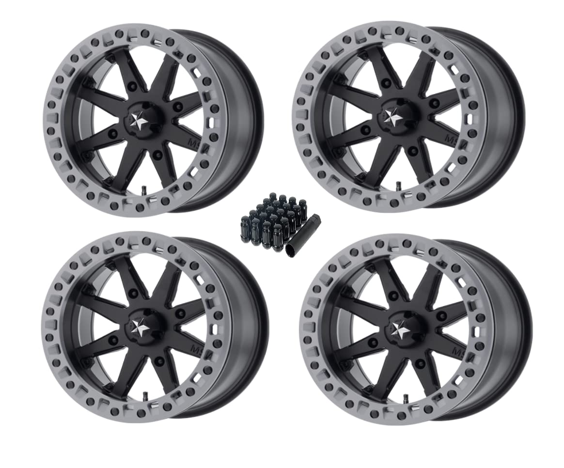 Full Set Of MSA M31 Lok2 Beadlock 14x7 4/110 +0MM Wheels